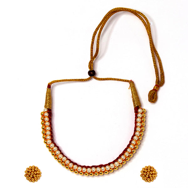Braided Maharashtrian Thushi Necklace – Kalapuri